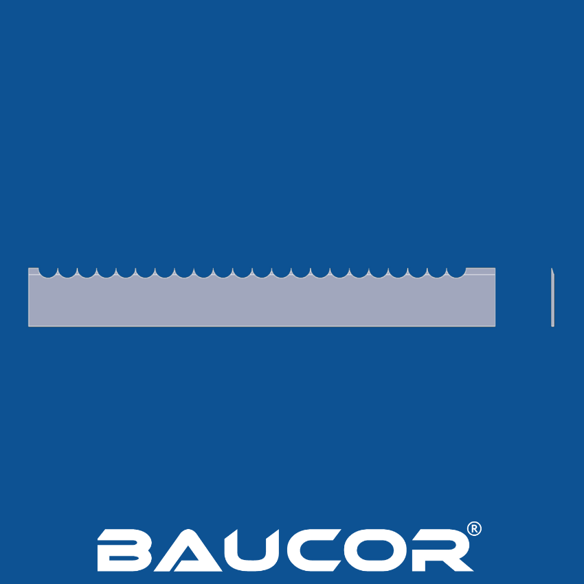 12" Long Wavy Tooth Perforation Straight Blade, 91130 | Industrial ...